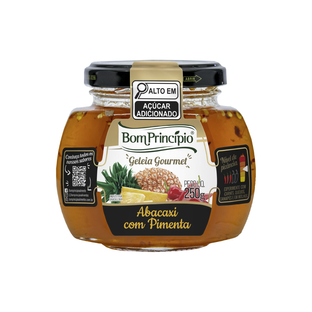 Bom Princípio Pineapple & Chili Jam – 250 g | Brazilian Style Imports