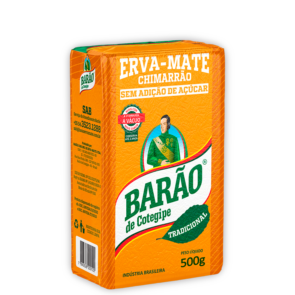 Barao Mate Tea Traditional - 500g | Brazilian Style Imports
